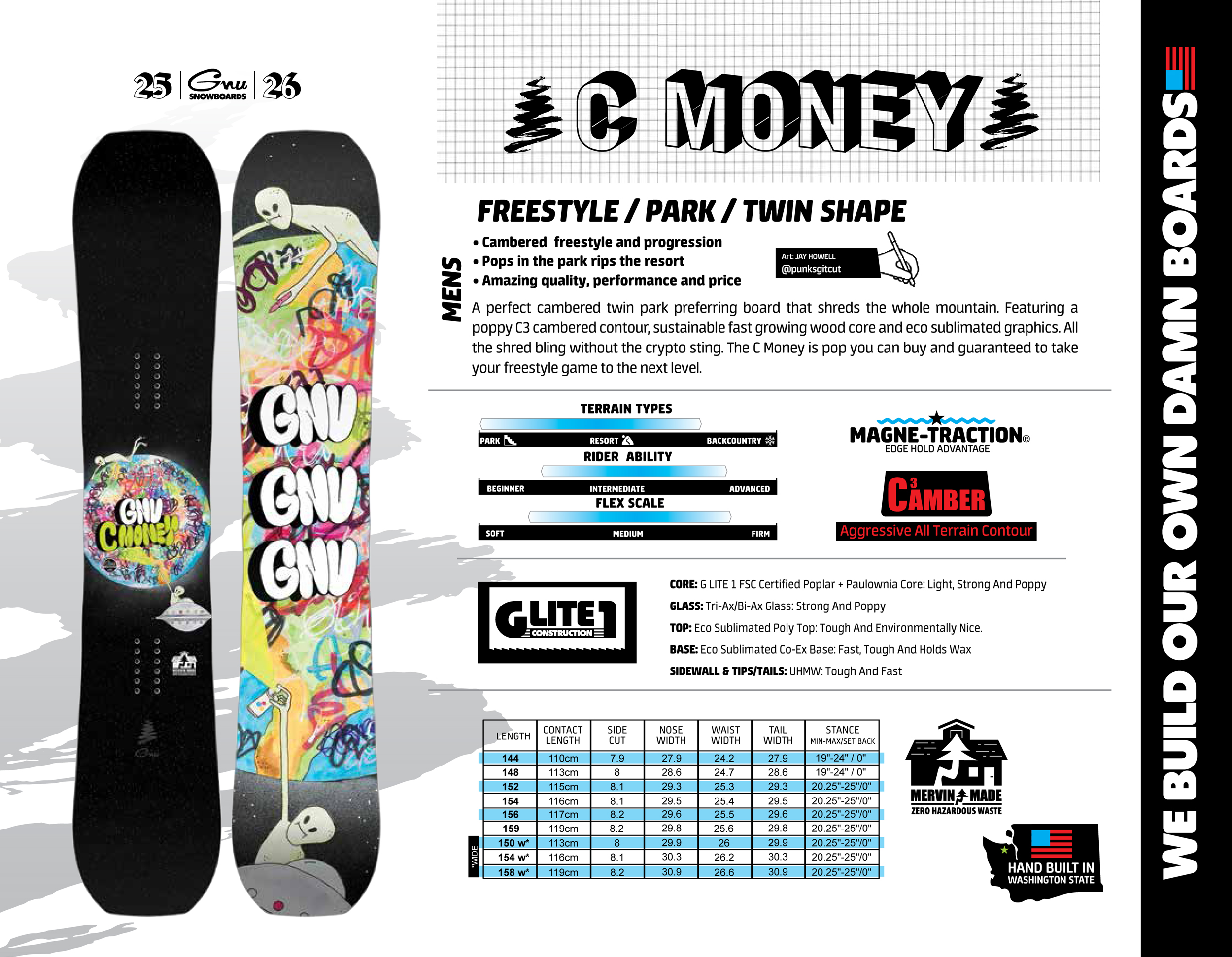 C MONEY | GNU SNOWBOARDS 25-26